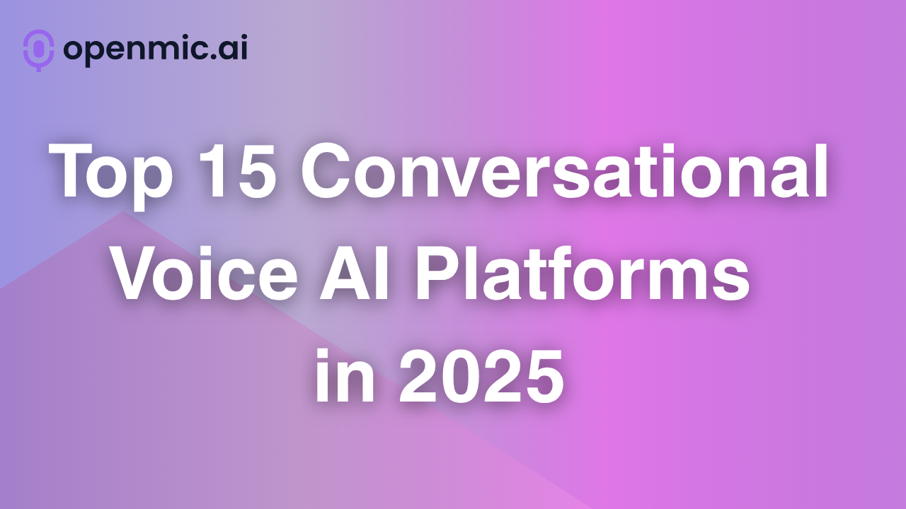 Top Conversational AI Platforms 2025 - Complete Comparison
